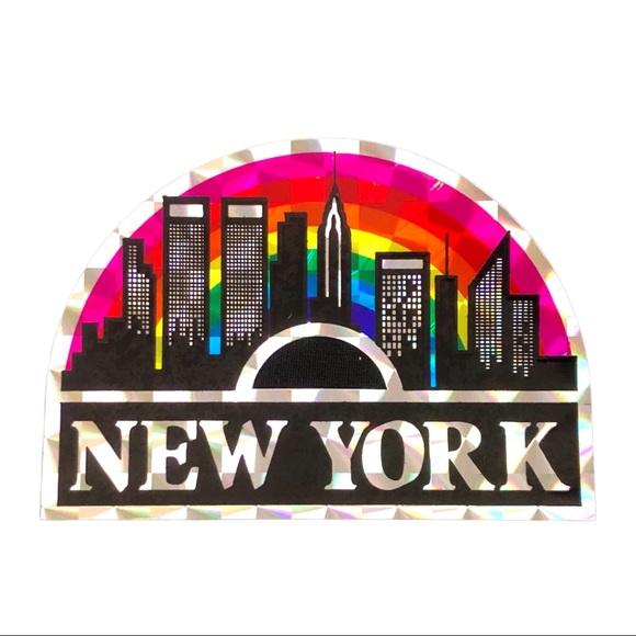 Vintage | Other | Nwt Vintage Holographic New York Souvenir Sticker Nyc ...